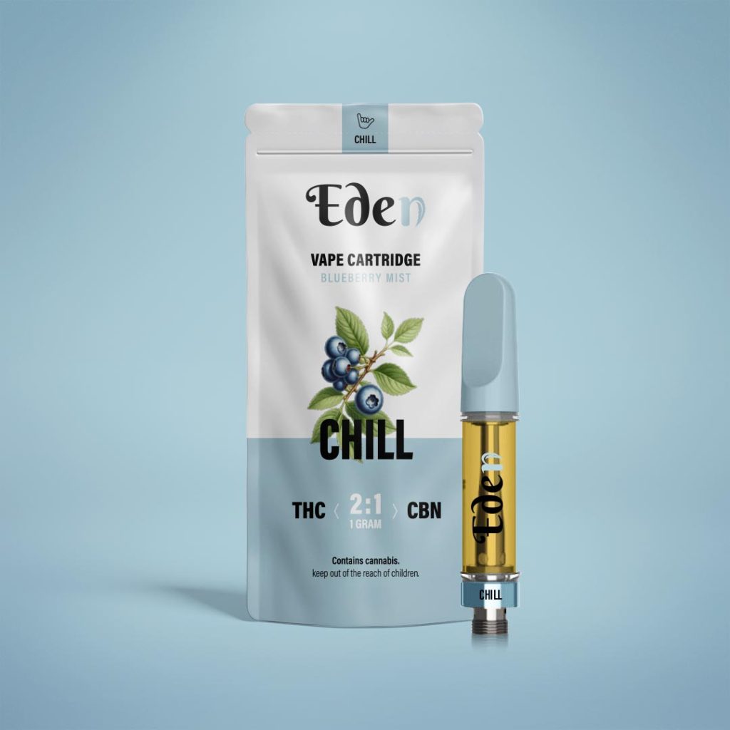 Buy Eden 1:2 CBN Vape Cart (Chill) Canada | BC Weed Edible